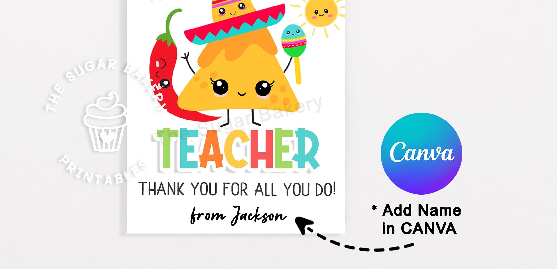 NACHO Average Teacher Tag, Teacher Appreciation Gifts, End of Year Gift ...