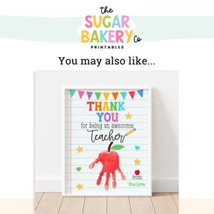 First Day of Daycare Handprint Craft Printable 2025 Back to School ...