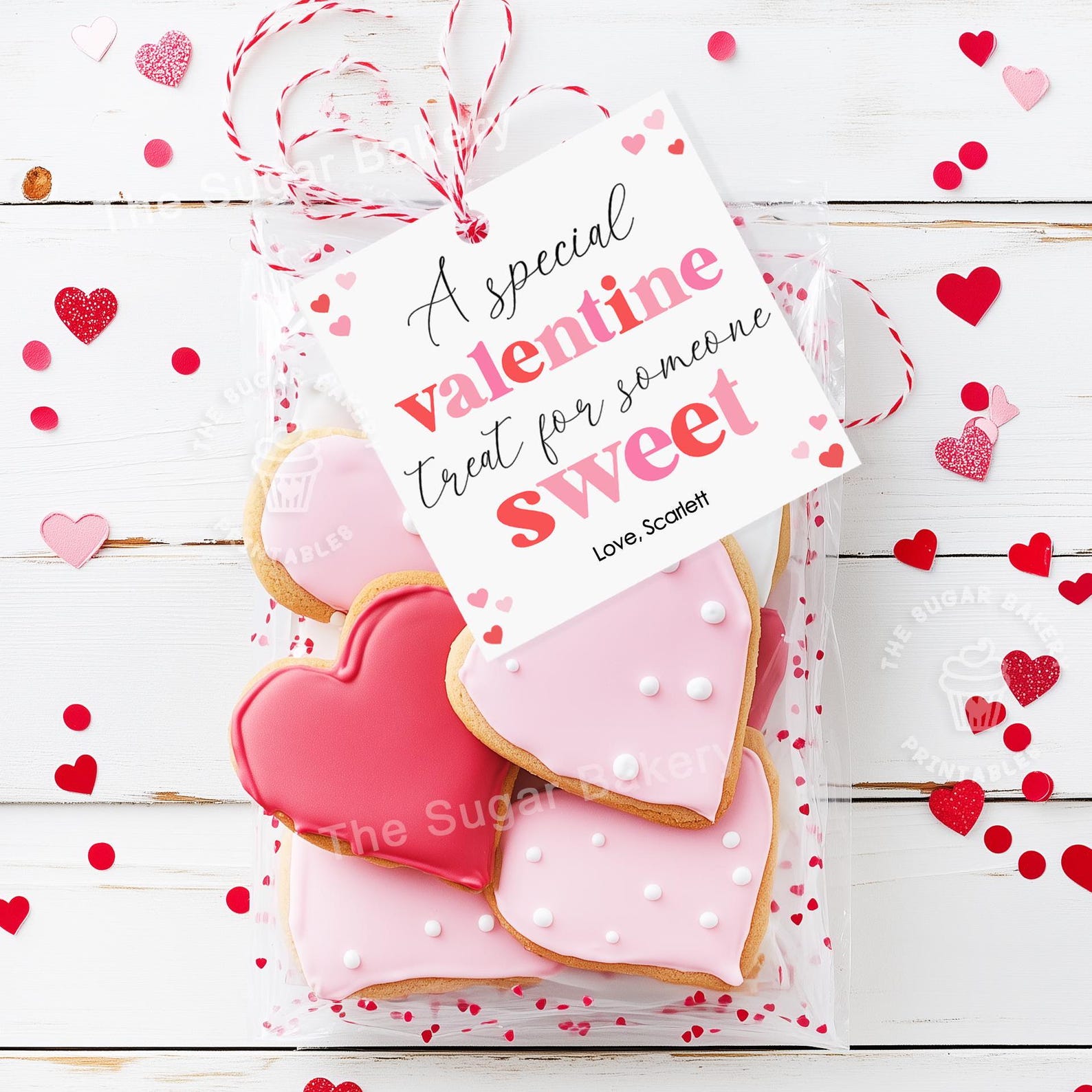 Printable Valentine's Day Treat Tags, A Valentine Treat for Someone ...