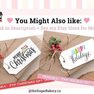 Printable New Years Tags 2024, Happy New Years Gift Tag, New Years ...