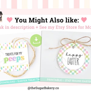Printable Easter Teacher Gift Tag, Teacher Appreciation Bunny Printable ...