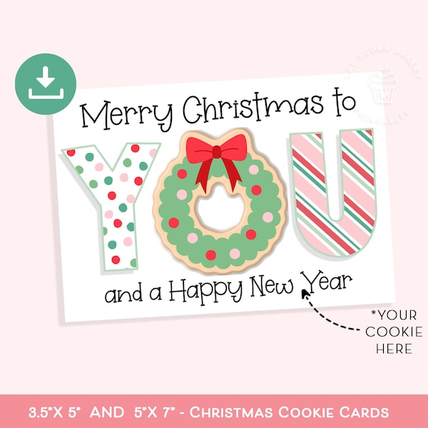 Christmas Cookie Card - Etsy
