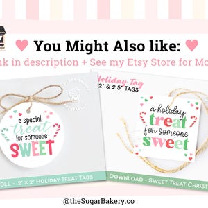 A CHRISTMAS Treat for Someone Sweet TAG, Christmas Treat Tag, Christmas ...