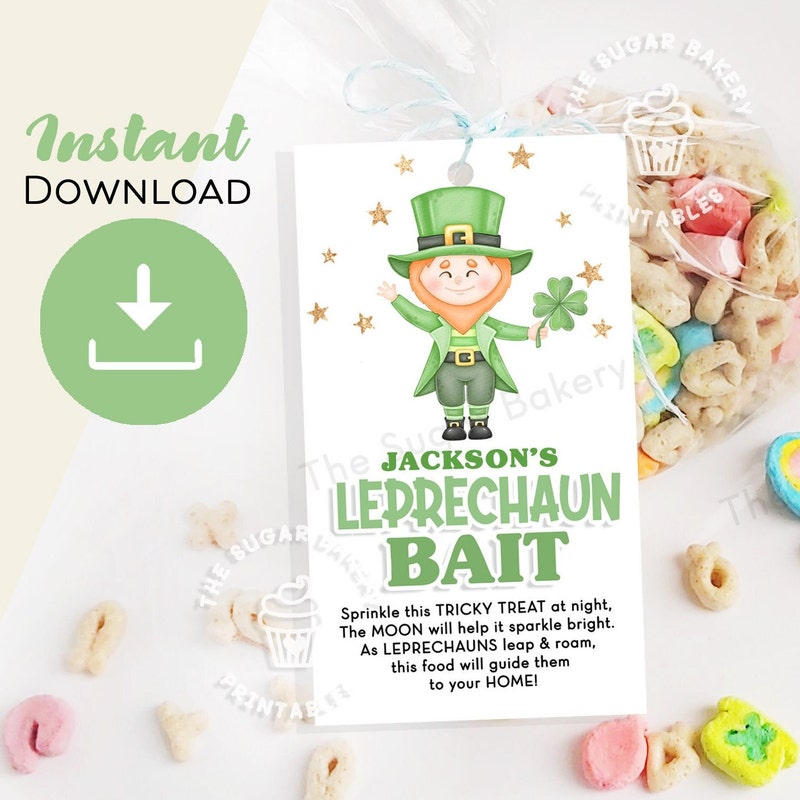 Leprechaun Bait Tag - Etsy