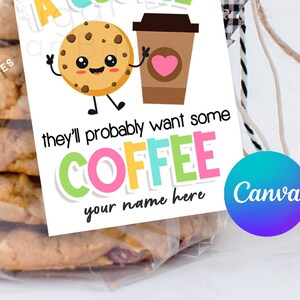 Printable Teacher Tags, If You Give a Teacher a Cookie, First Last Day ...