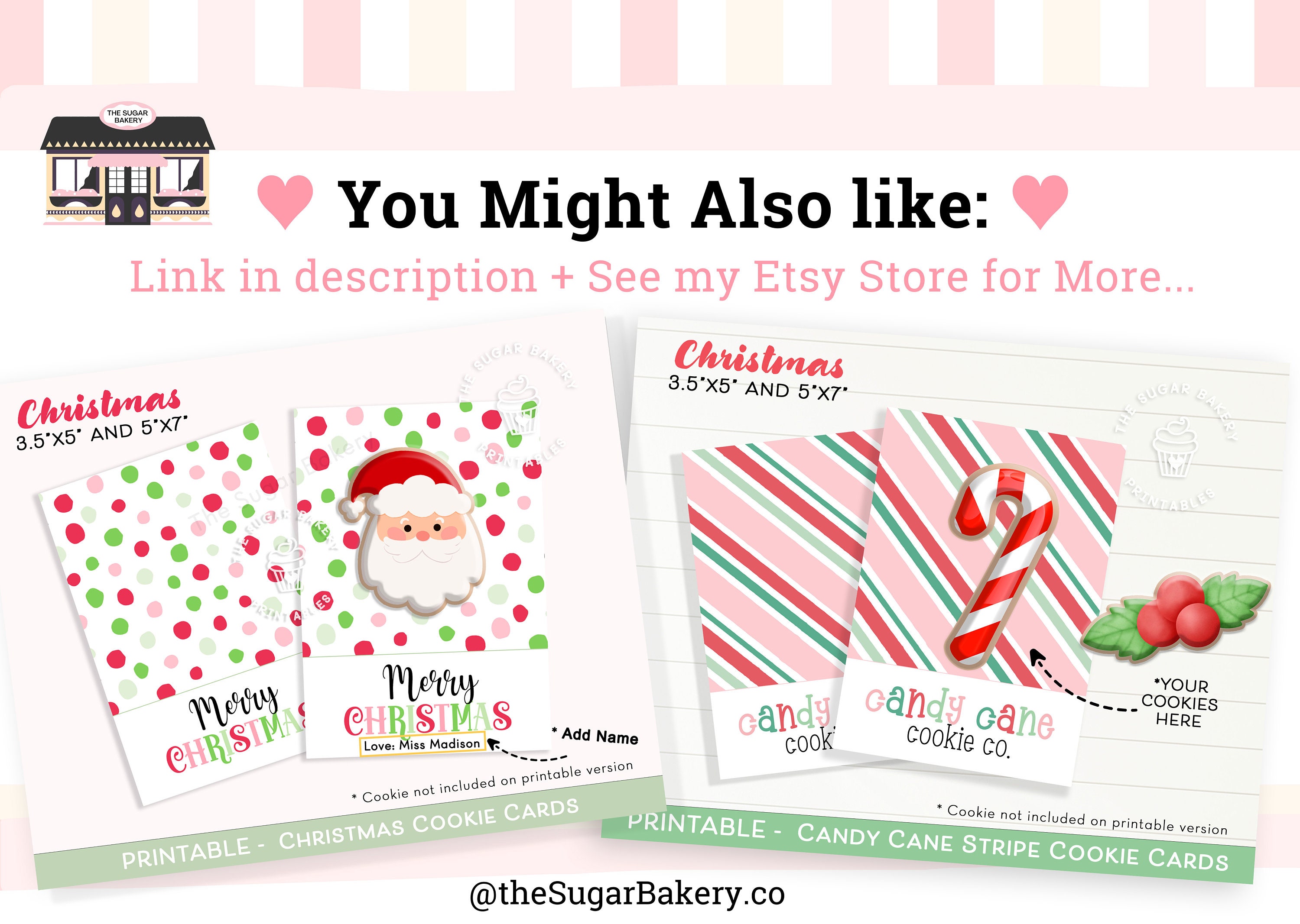 Merry Christmas Santa Cookie Bag Topper Christmas Treat Bag - Etsy