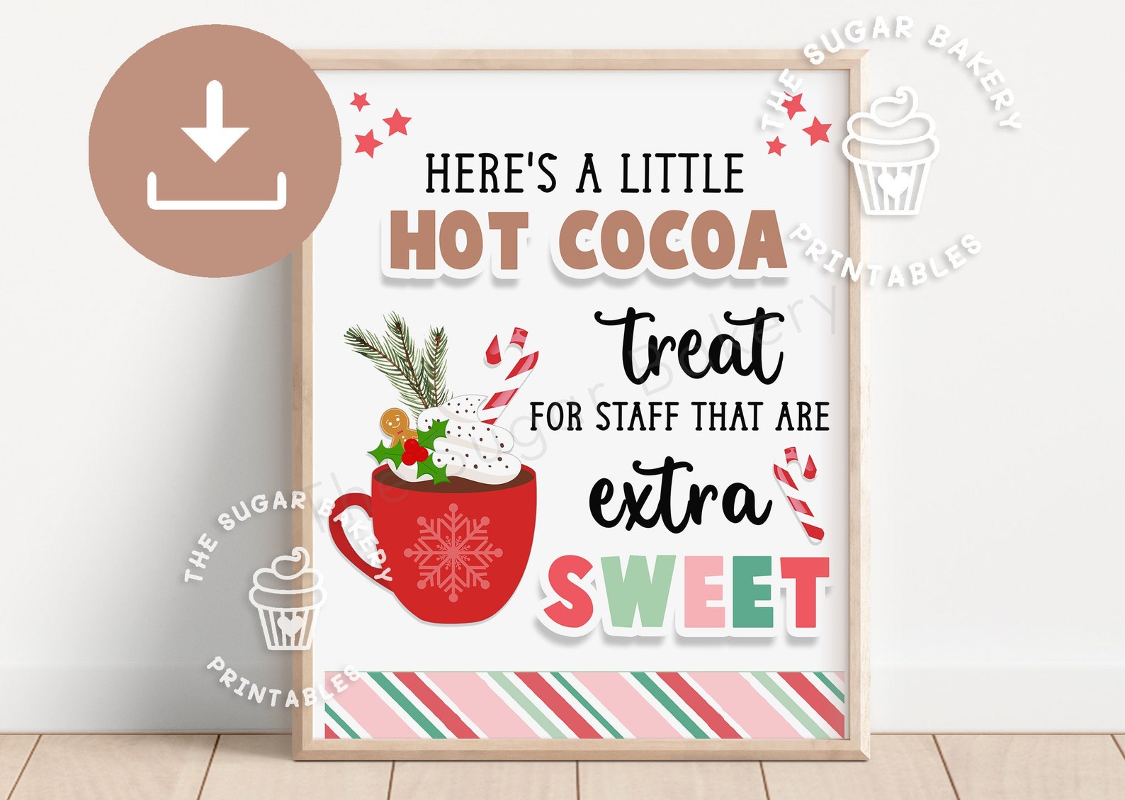 Printable Staff Hot Chocolate Sign Employee Staff - Etsy