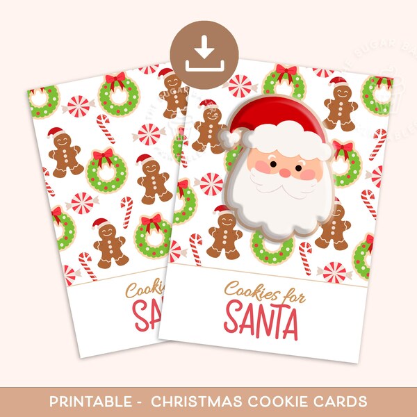 Christmas Cookie Card - Etsy