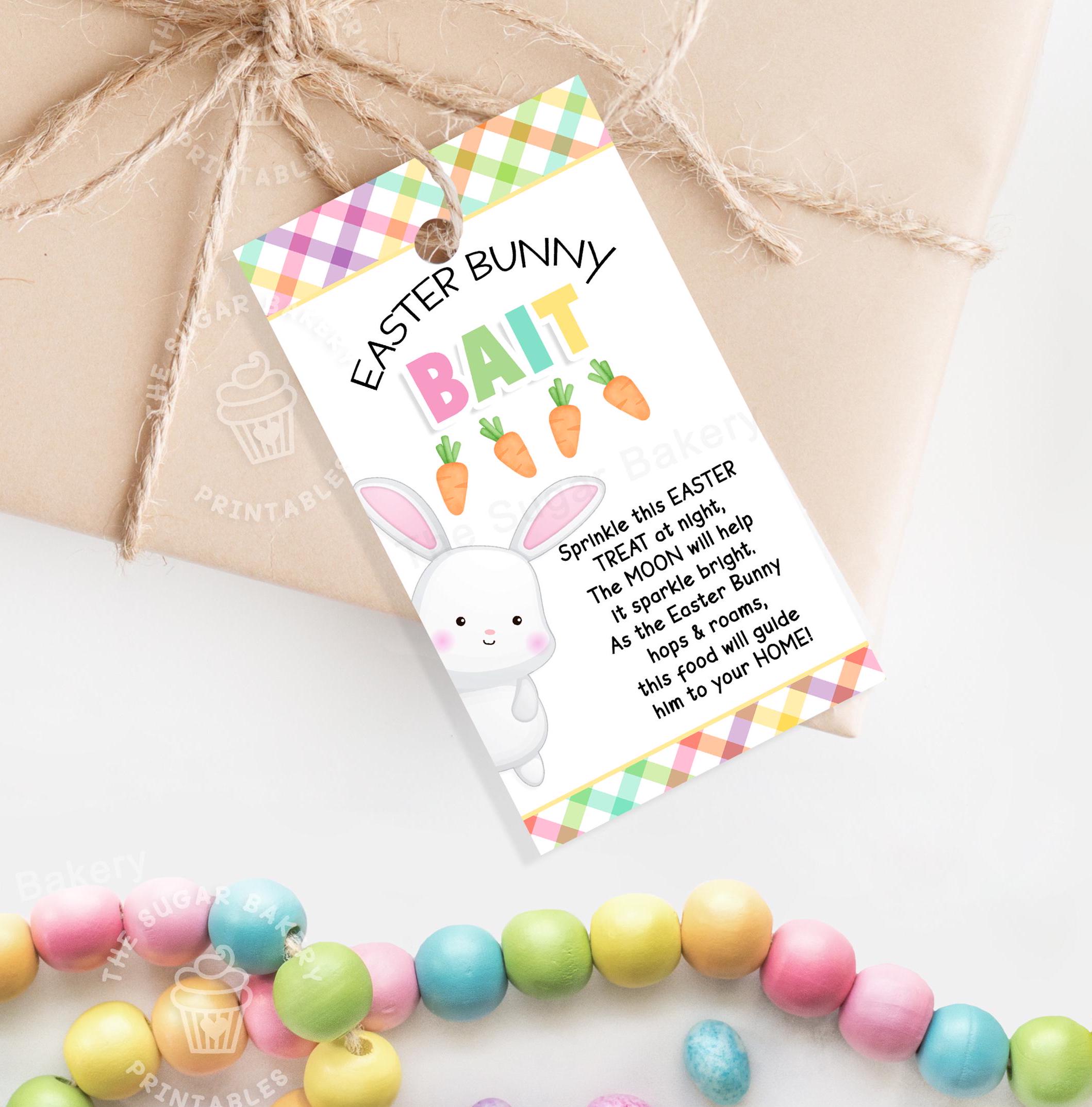 Bunny Bait Tag, Bunny Bait Printable, Bunny Bait Card, Easter COOKIE ...