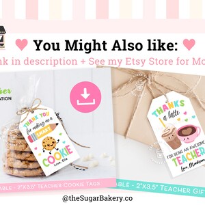 End of the School Year Gift Tag for Teacher or Student, Sweet Treat ...