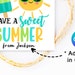 Have a SWEET SUMMER Tag, Popsicle Ice Cream Printable Treat Tag, End of ...