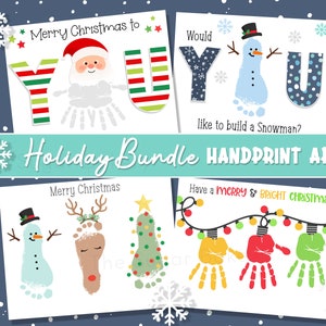 JOY Christmas Tree Handprint Art, Preschool Handprint Art Craft ...