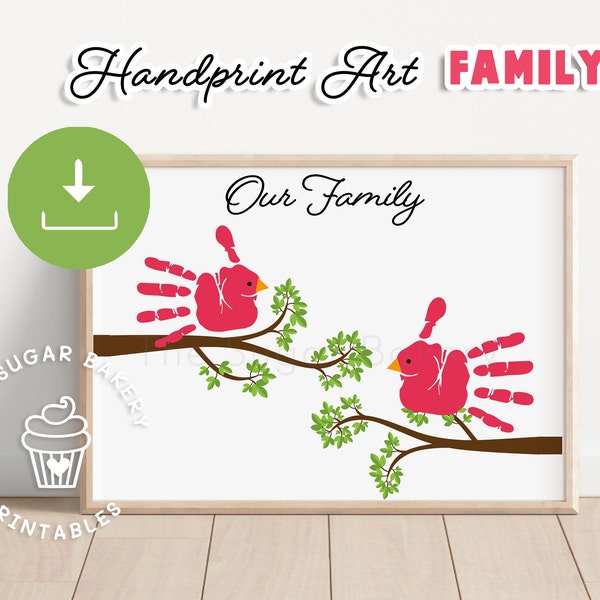Handprint Tree - Etsy
