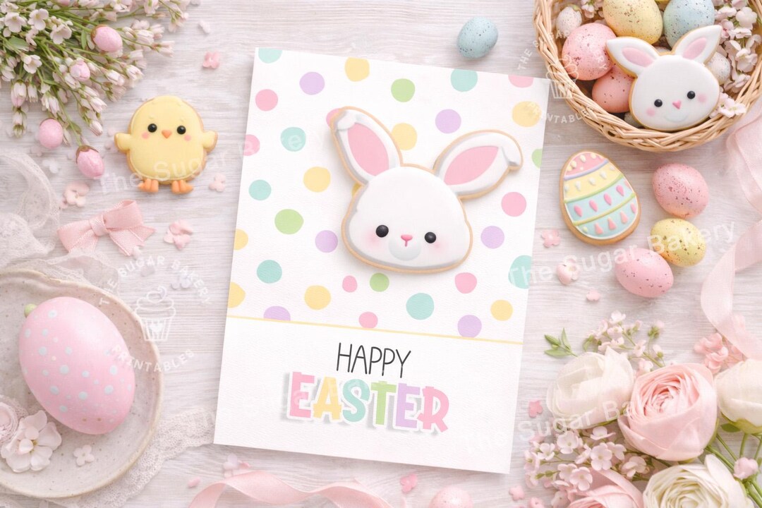 Easter Cookie Cards Printable, Bunny Cookie Card, Carrot COOKIE CARD ...