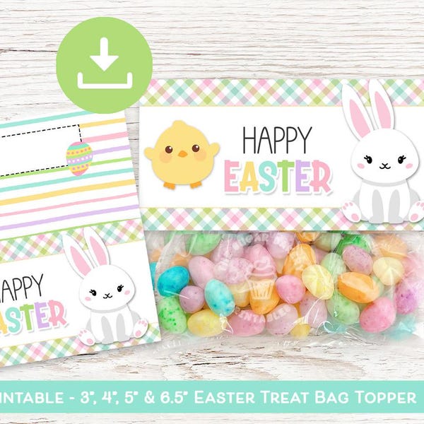 Easter Bag Toppers - Etsy