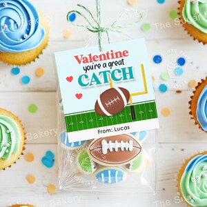 Football Valentine Tags Printable Sports Football All-star Valentine ...