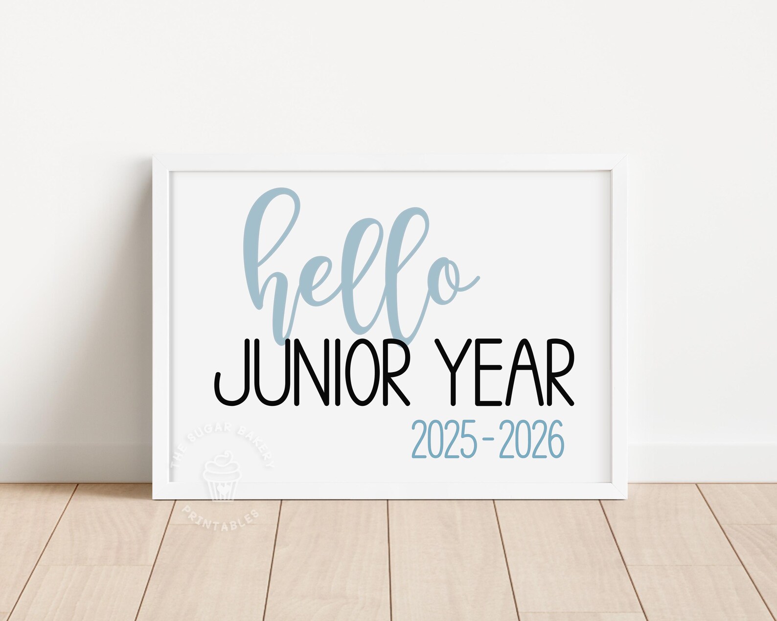 Hello & Goodbye JUNIOR Printable Sign, First and Last Day 11th Grade ...