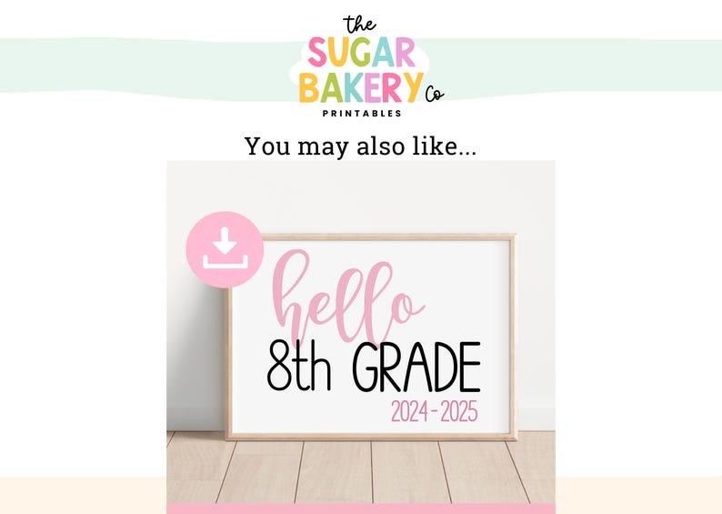 Last Day of 5th School Sign Printable, Goodbye 5th GRADE School Sign ...