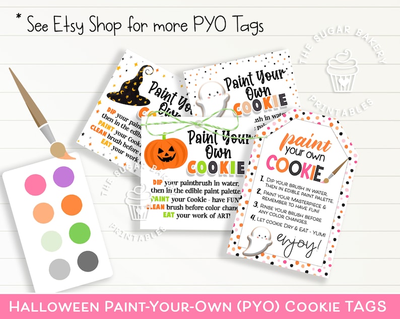 PYO Cookie Autumn and Fall Bag Topper PYO Cookie Topper PYO - Etsy