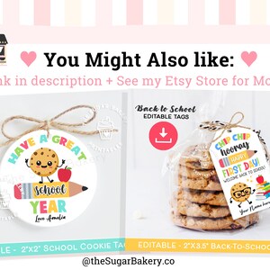 Welcome Back to SCHOOL Bus Driver Gift Tags, Happy 1st Day of School ...