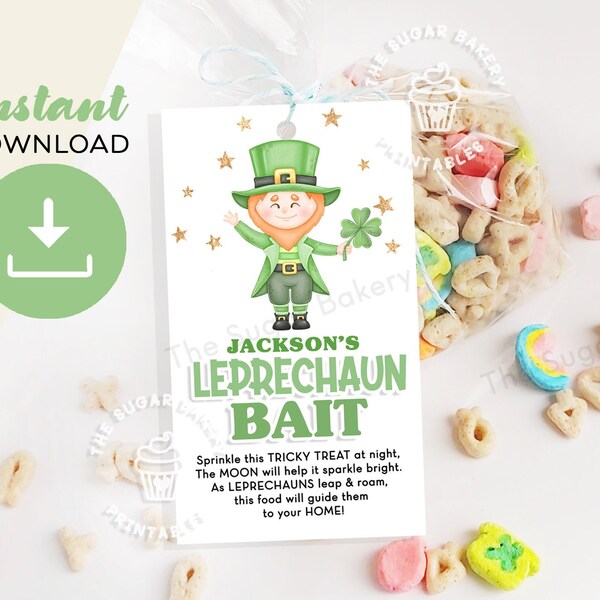 Leprechaun Bait Tag - Etsy