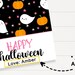 Happy Halloween Cookie Card, 3.5x5 Mini Cookie Card, 5x7 Cookie Card ...