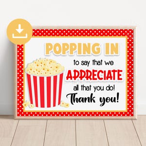 Printable Staff Appreciation Sign, Teacher Employee Appreciation Sign ...