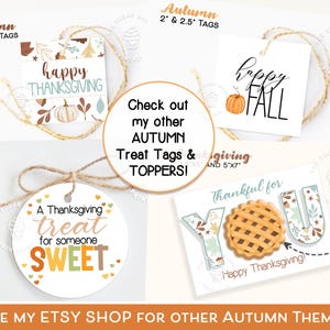 Thanksgiving Gift Tags Printable, A Little Treat for Someone Sweet ...