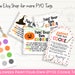 PYO Cookie Halloween TAGS, PYO Cookie Instructions & Directions, Paint ...