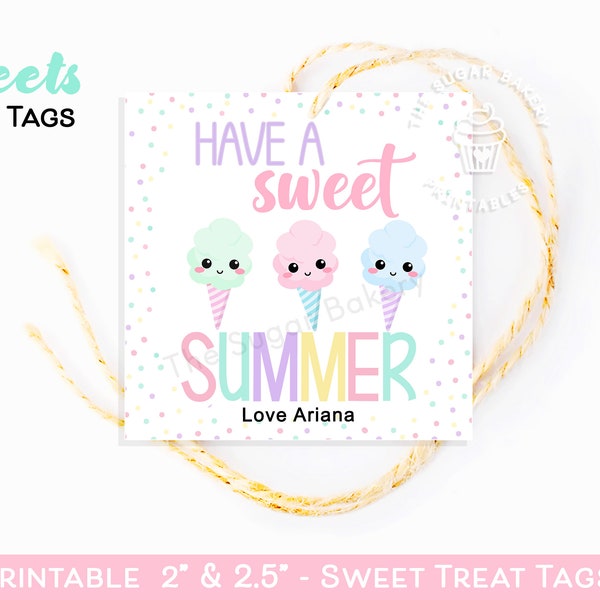 Candy Tags - Etsy