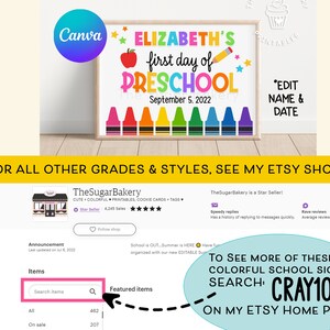 First Day of School CLASSROOM SIGN, Welcome to My Classroom, EDITABLE ...