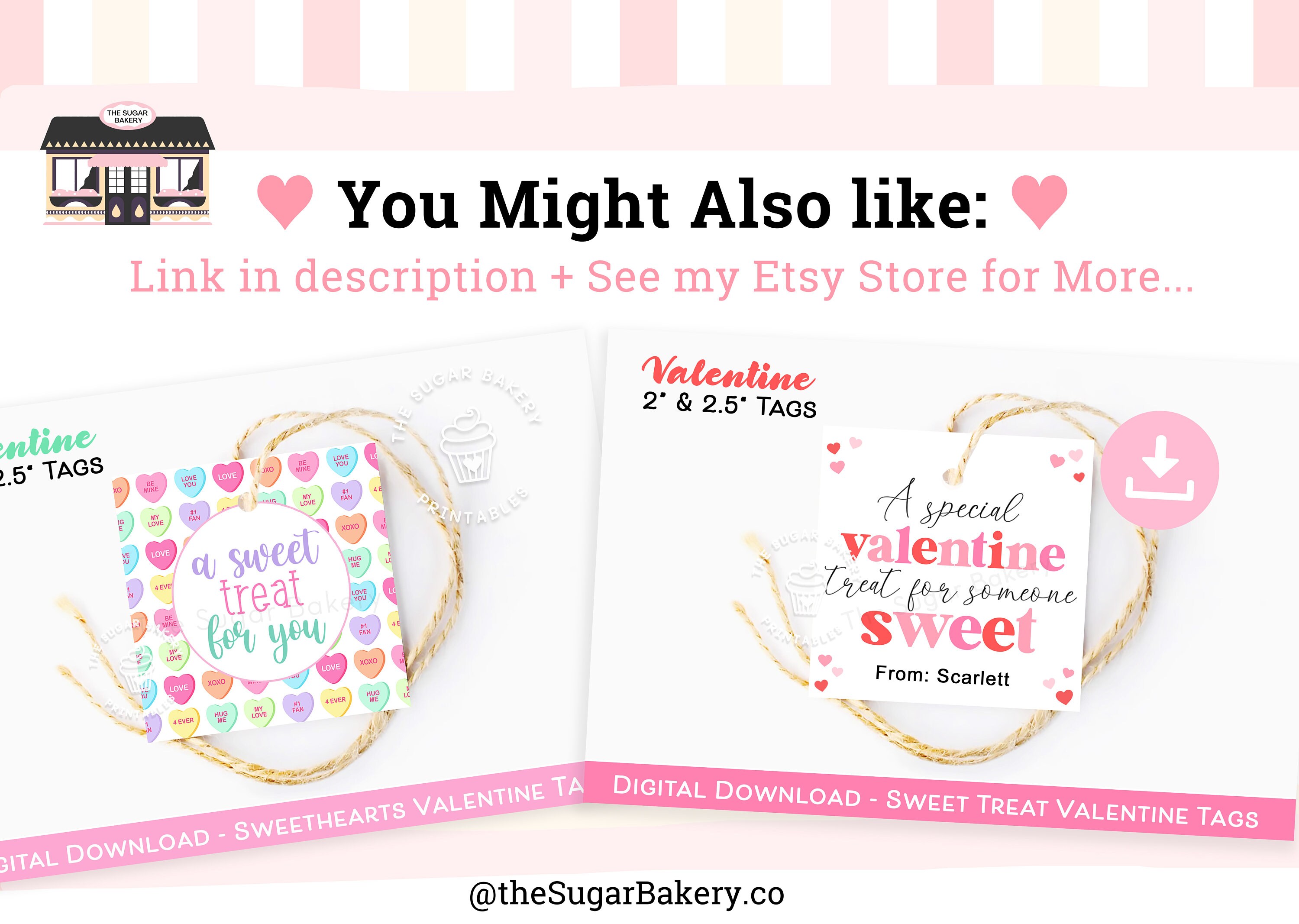I'm Donuts About YOU COOKIE TAG, Printable Donut Cookie Tag, Valentine ...