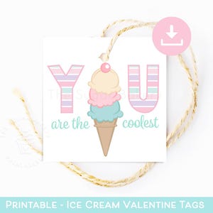 Have a COOL Summer Tag, EDITABLE Ice Cream Popsicle Tag, Have a Sweet ...