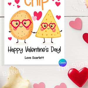 Valentine Chip Bag Tag Printable, I Love Our FRIEND CHIP Kids ...