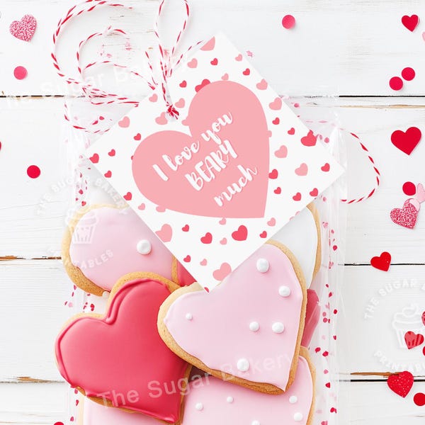 Love You Beary Much Printable Card - Etsy