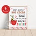 Printable Staff Hot Chocolate Sign Employee Staff - Etsy
