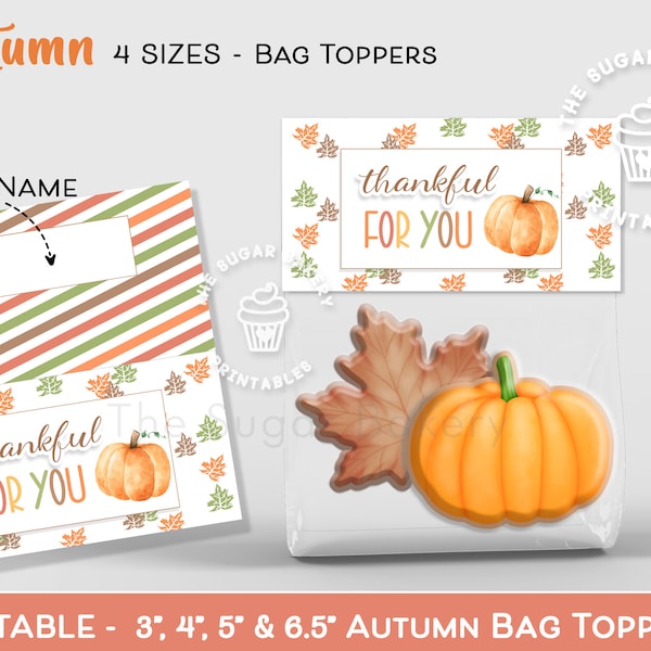 Treat Bag Topper - Etsy