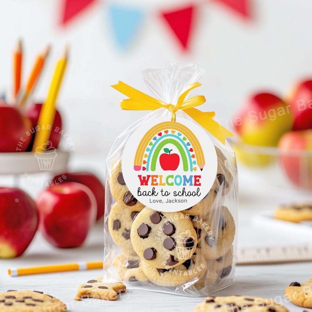 First Day of School Tags Printable Welcome Back to School Gift TAG 1st ...