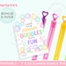 End of the School Year Bubble GIFT TAG, I Hope Your Summer BUBBLES With ...