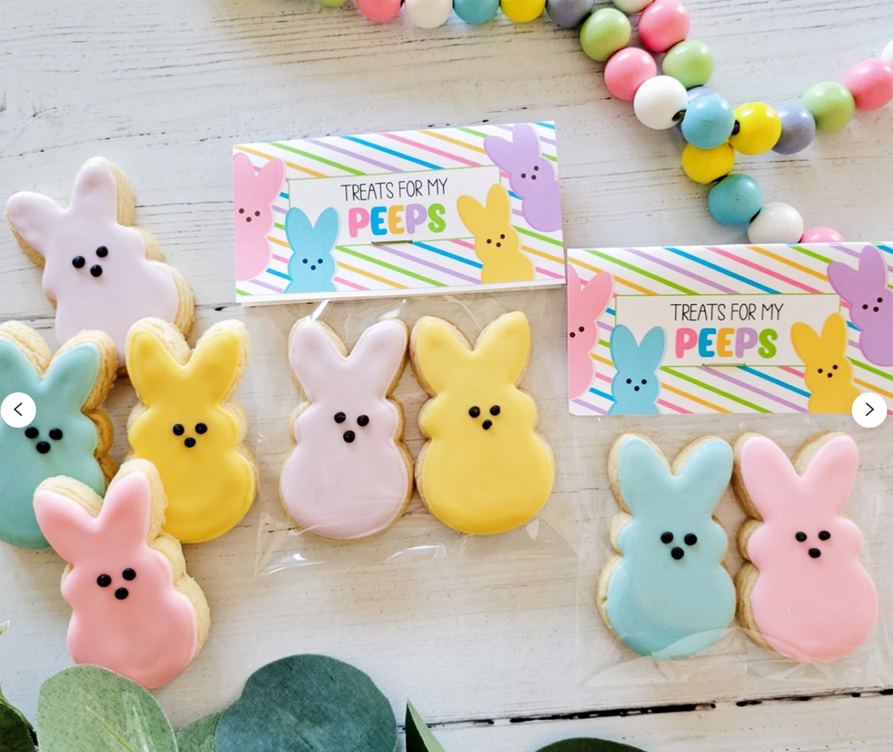 Treats for My PEEPS Treat Bag Topper 4", 4.5", 5" and 6.5", Easter ...