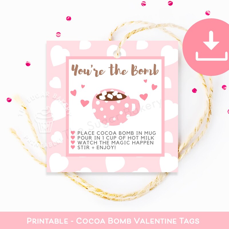 Hot Cocoa Bomb Tags - Etsy