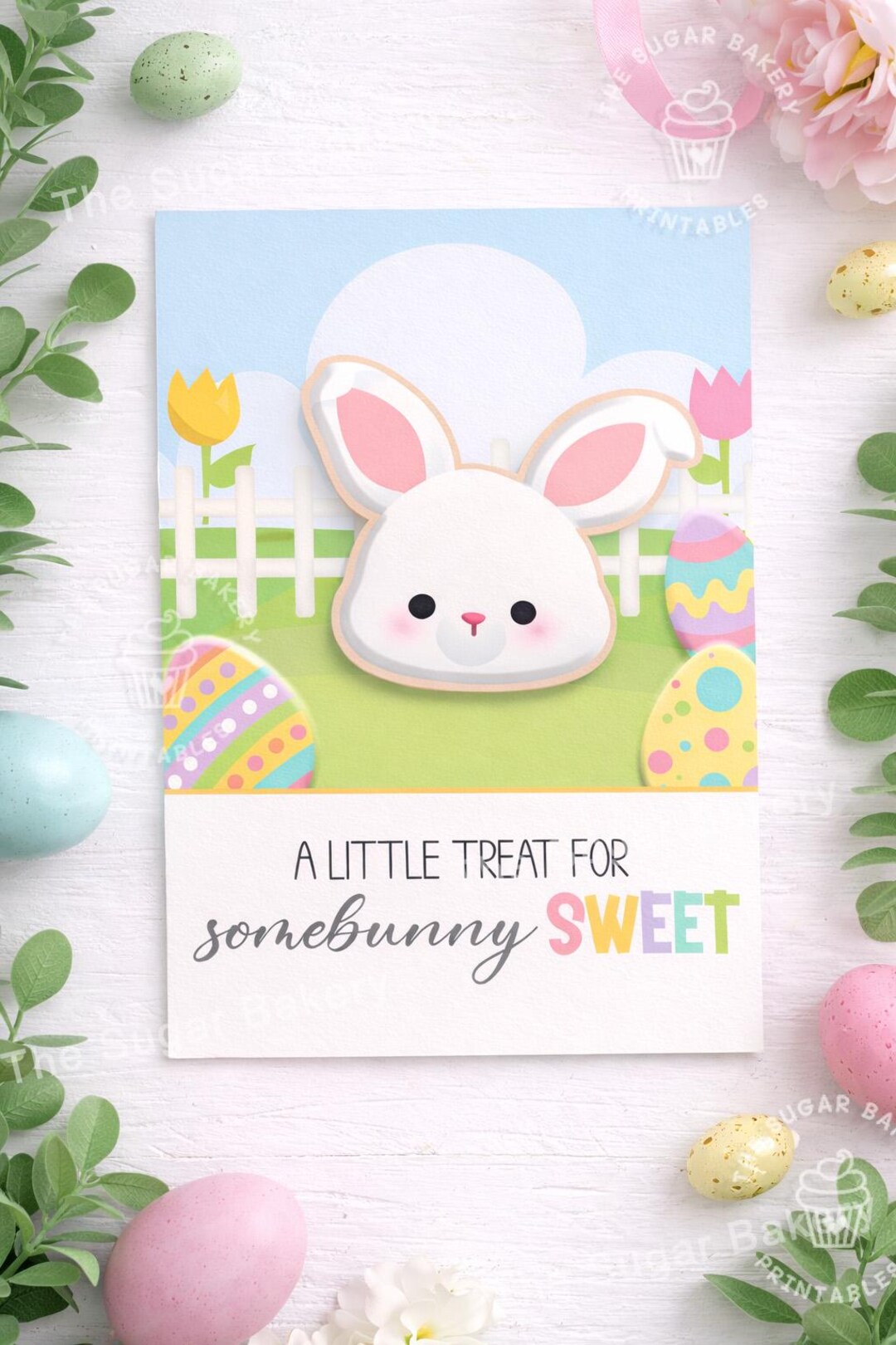 Easter Cookie Cards, Treat for Somebunny Sweet, Mini Cookie Card ...