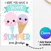 Have a SWEET SUMMER Tag, End of School Year Gift Tags, EDITABLE Sweet ...