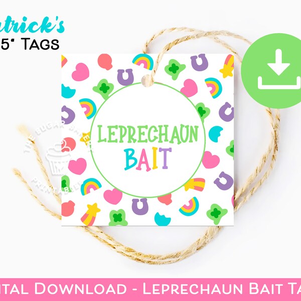 Leprechaun Bait Tag - Etsy