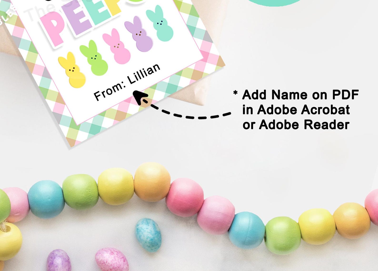 Printable Happy Easter PEEPS Tags, PEEPS Classroom Favor Tags, Treats ...