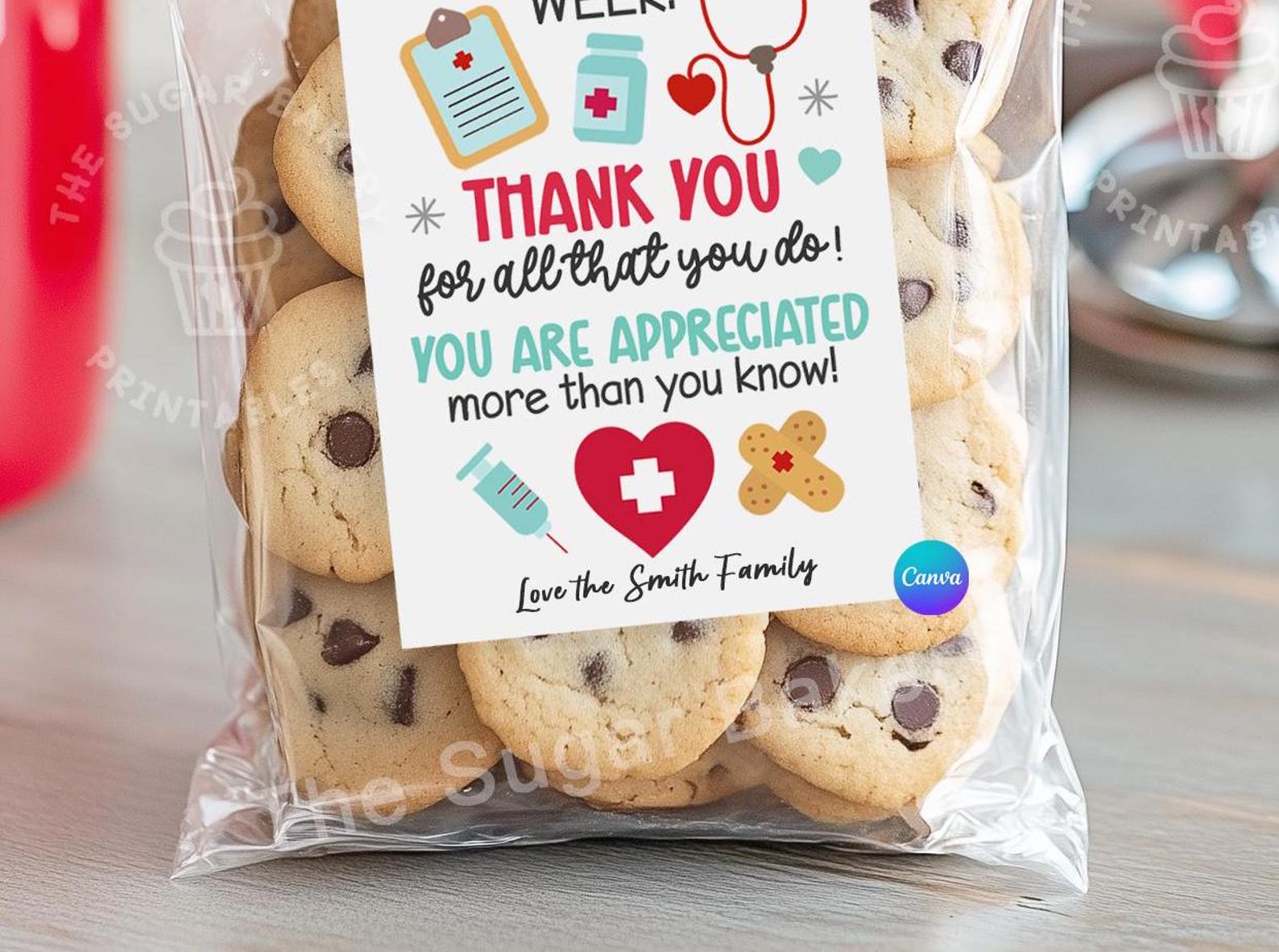 NURSE Appreciation Gift Tags Happy Nurses Week Gift Tags Printable ...