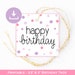 Printable Happy Birthday TAGS, Birthday Gift Tags Printable, Pink ...