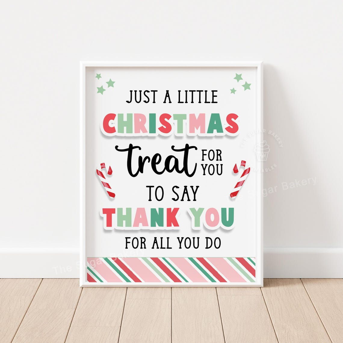 Printable Staff Christmas Appreciation Sign, Employee Appreciation ...