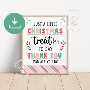 Printable Staff Christmas Appreciation Sign, Employee Appreciation ...