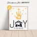 Christmas NATIVITY Handprint Art, Joy to the World, Sunday School Craft ...